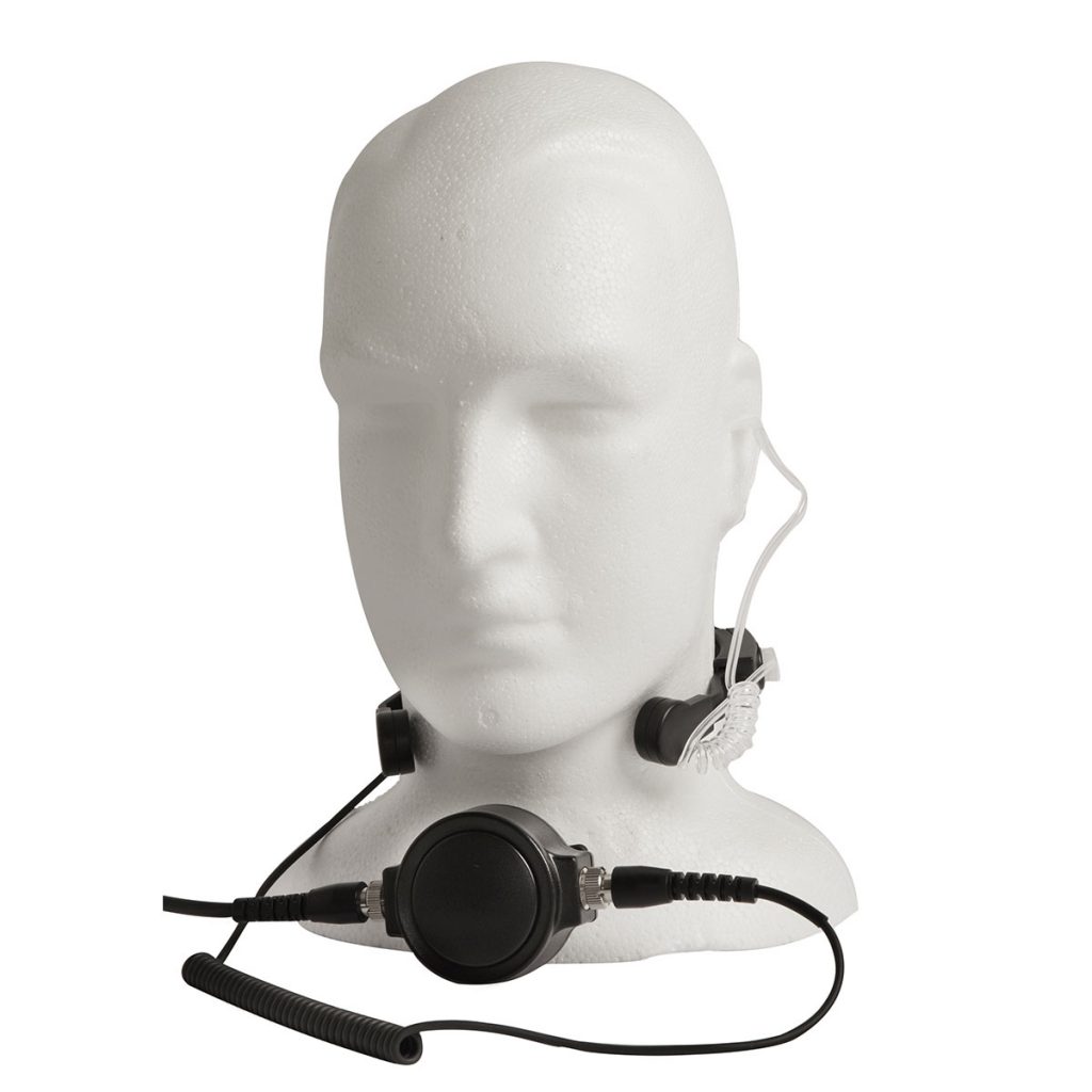 Heavy Duty Dual Throat Mic | Two Way Radio Earpiece