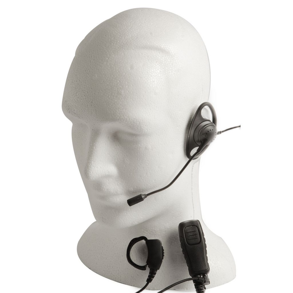 Lightweight Two Way Radio Headsets with Boom Mic